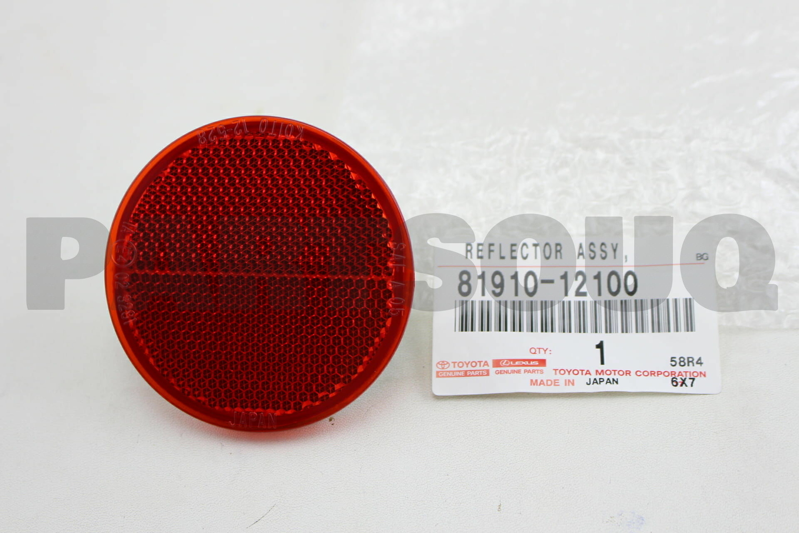 8191012100 Genuine Toyota REFLECTOR ASSY, REFLEX, RH/LH 81910-12100 | eBay