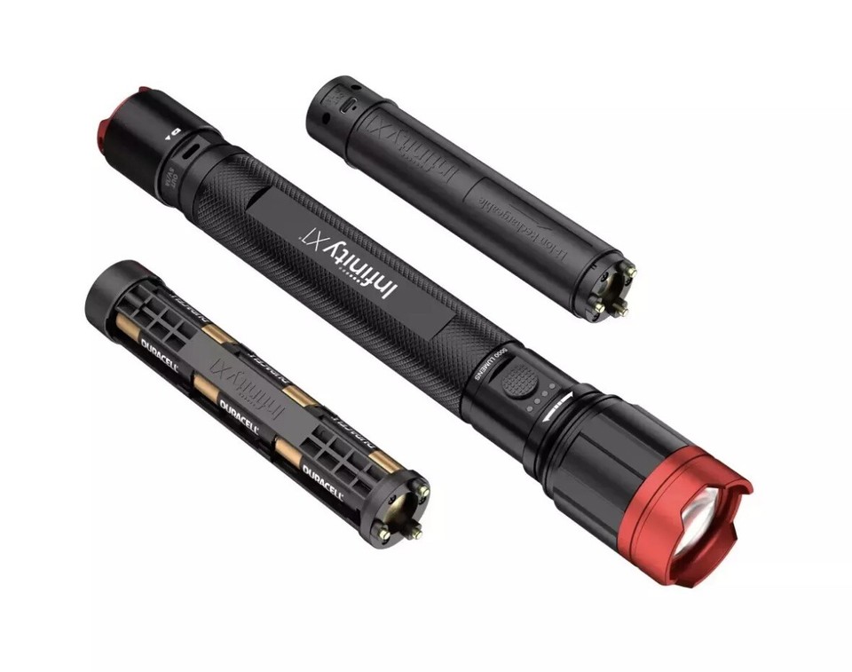 Infinity X1 Dual Power Flashlight - 5000 Lumen, Ultra-Bright ...