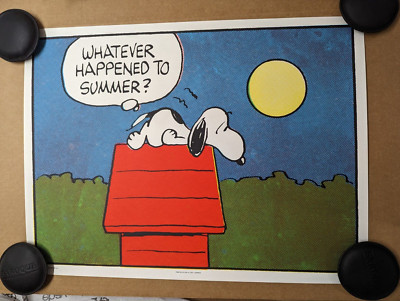 Mondo Peanuts Poster Whatever Happened to Summer Charles Schulz Limited ...