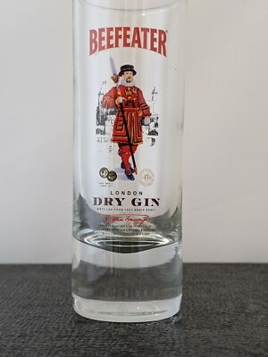 Beefeater Dry Gin Tall Shot Glasses Souvenir #21,22 | eBay