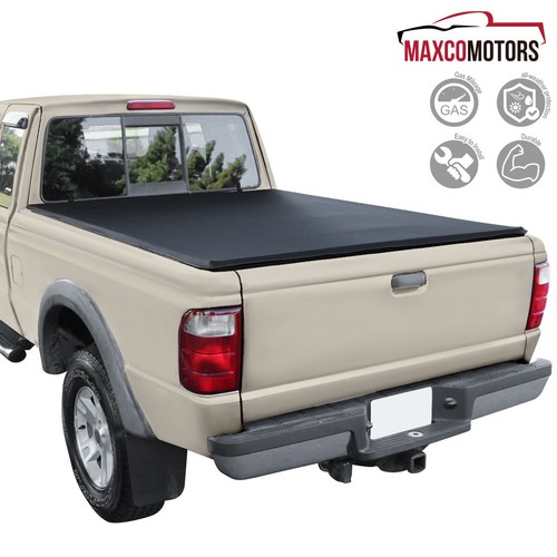 Fit 1993-2011 Ford Ranger Flareside 6FT Truck Bed Quad 4 Fold Soft ...