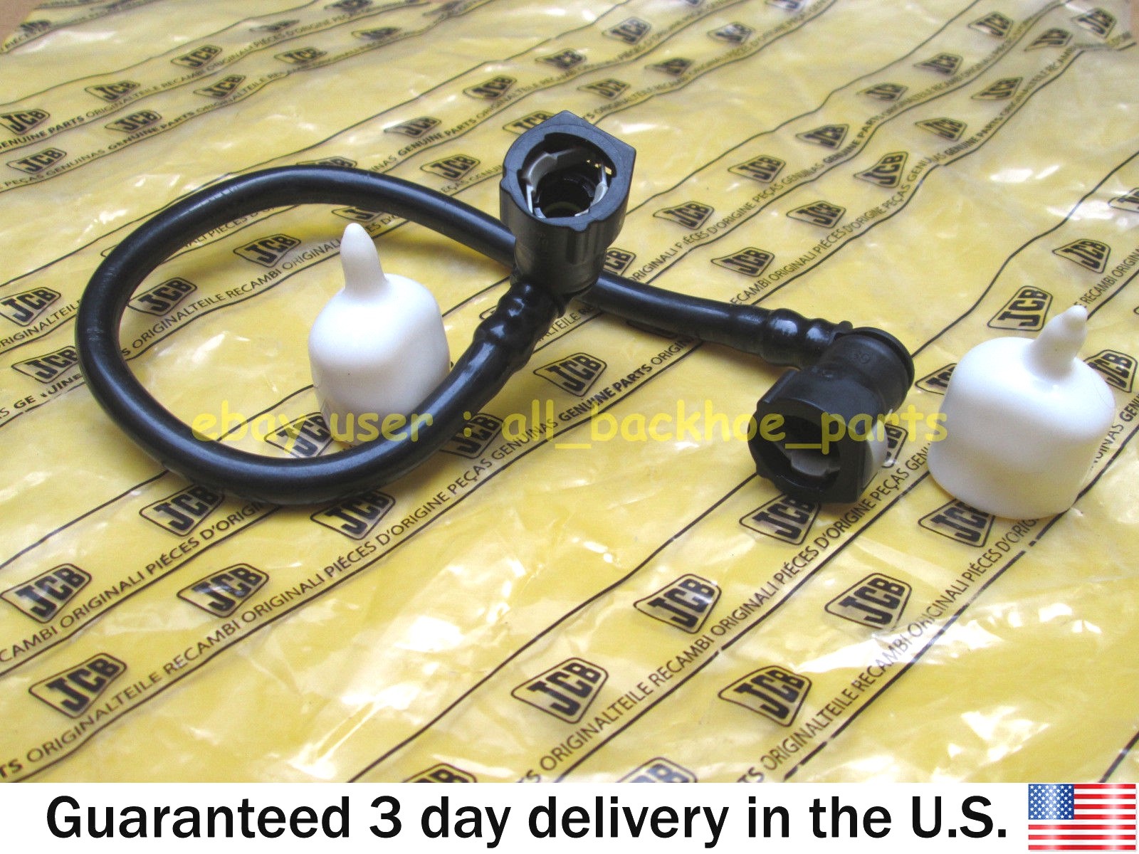 JCB BACKHOE- GENUINE JCB PIPE LIFT PUMP TO FILTER (PART NO. 320/07042 ...