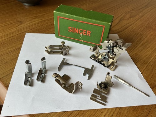 Singer Sewing Machine Attachments Original Box with Instruction Book ...