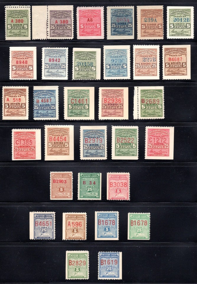 1881 to 1938 ~ Telegraph Stamp Mix ~ 50+ Variety! | eBay