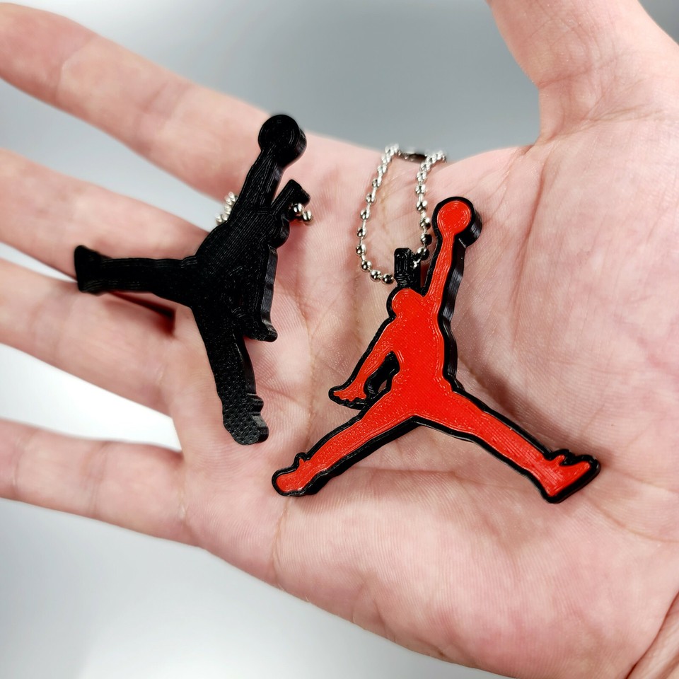 Custom 3D Printed Air Jordan Style HangTag Shoe Tag Key Chain Multi ...