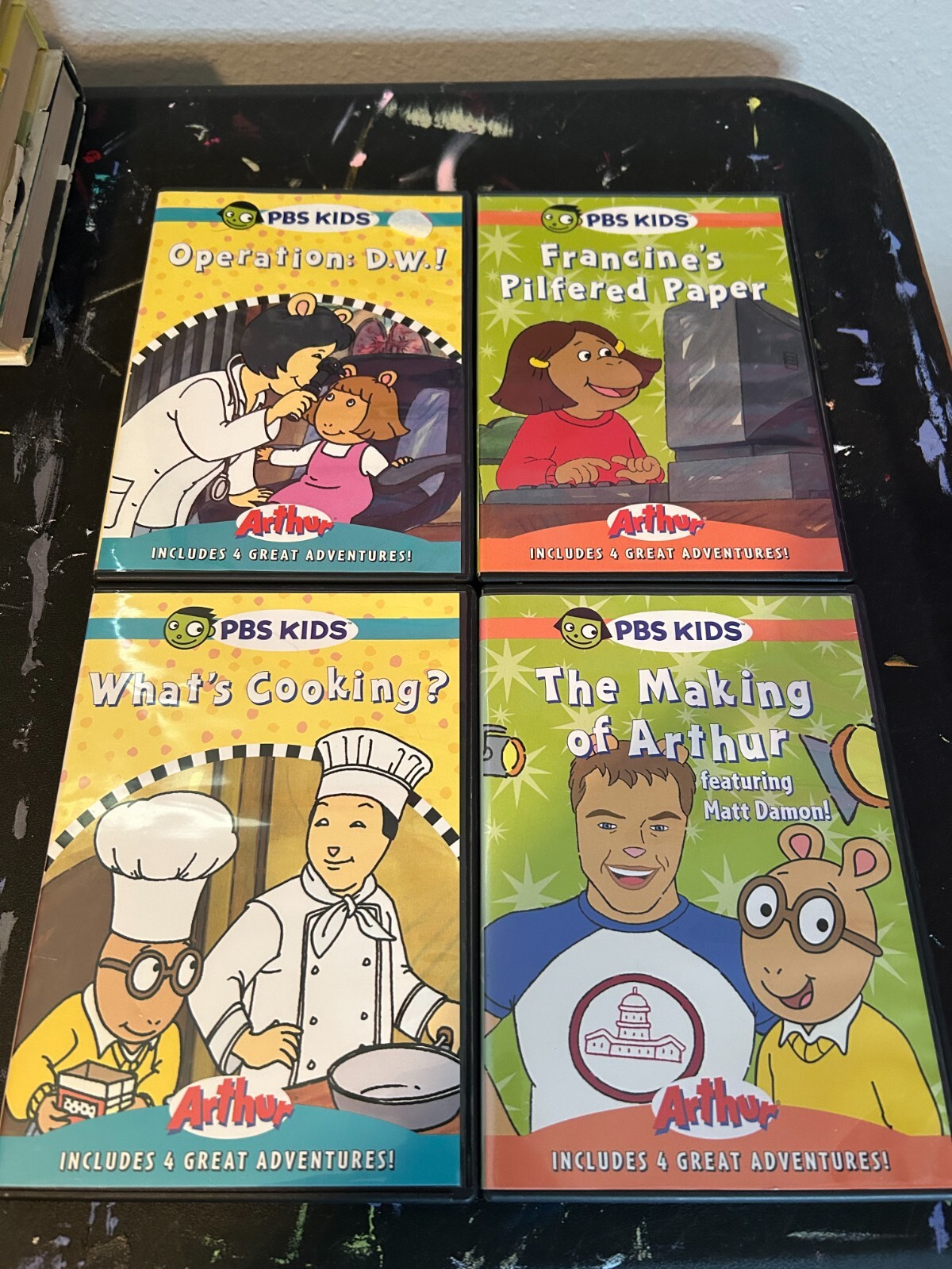 Arthur, PBS Kids, Lot of 4 DVDs, Operation, Francine's, The Making of ...