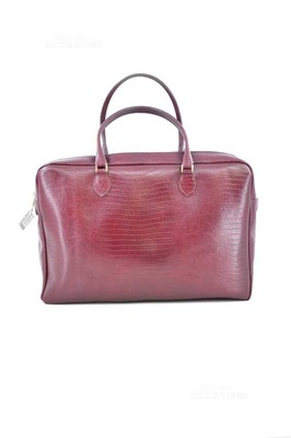 Bag 24 Hours Tosca Blue Genuine Leather Red 38 X 10 X 26 CM | eBay