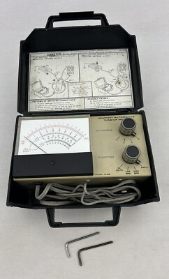 Vintage HEATHKIT ID-29 Tune Up Meter in Case Automotive Tools Analyzer ...
