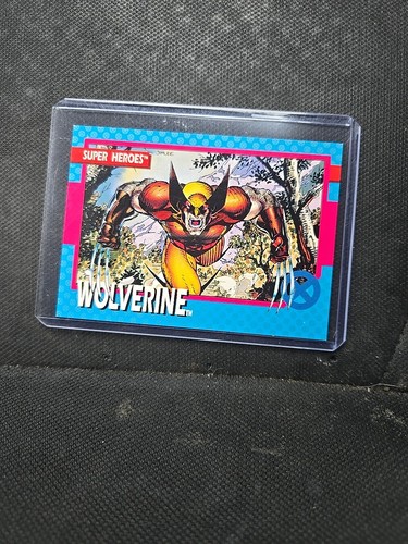 WOLVERINE 1992 Marvel Skybox Impel X-Men Super Heroes Card #2 Very Good ...