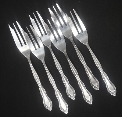 Stainless Korea Pie Fork set of 6. 5.5" Long | eBay