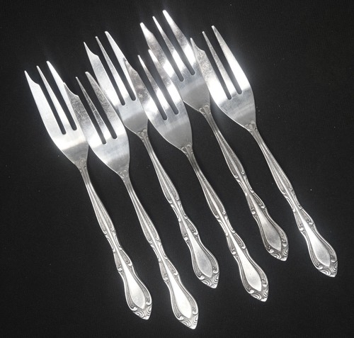 Stainless Korea Pie Fork set of 6. 5.5" Long | eBay