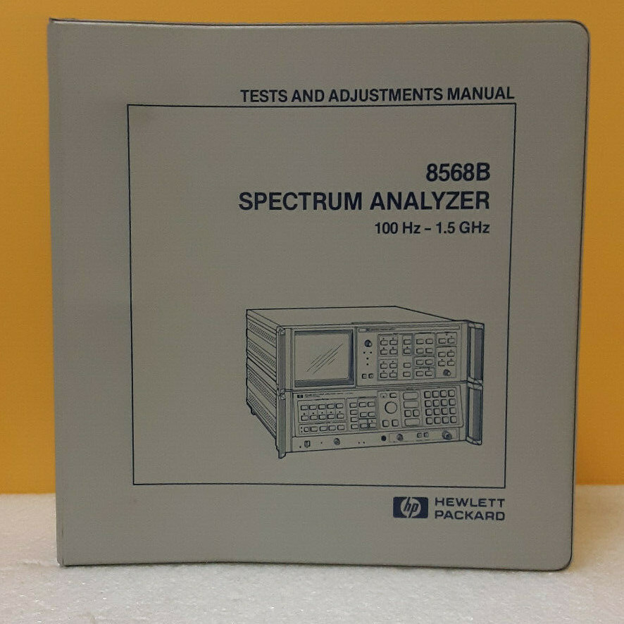 HP/Agilent 8568B 08568-90051 Spectrum Analyzer Tests and Adjustments ...