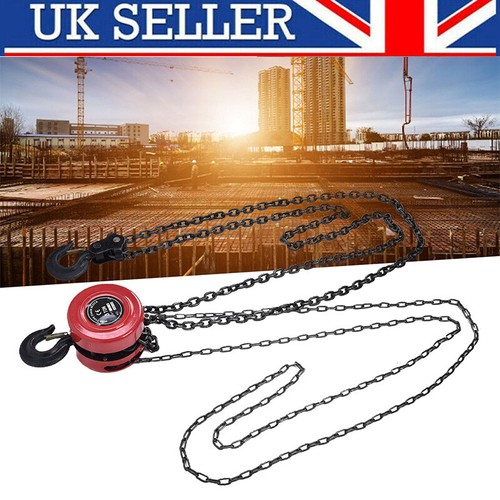 Steel Manual Chain Hoist – 3 Ton Capacity Hand-Operated Block and ...