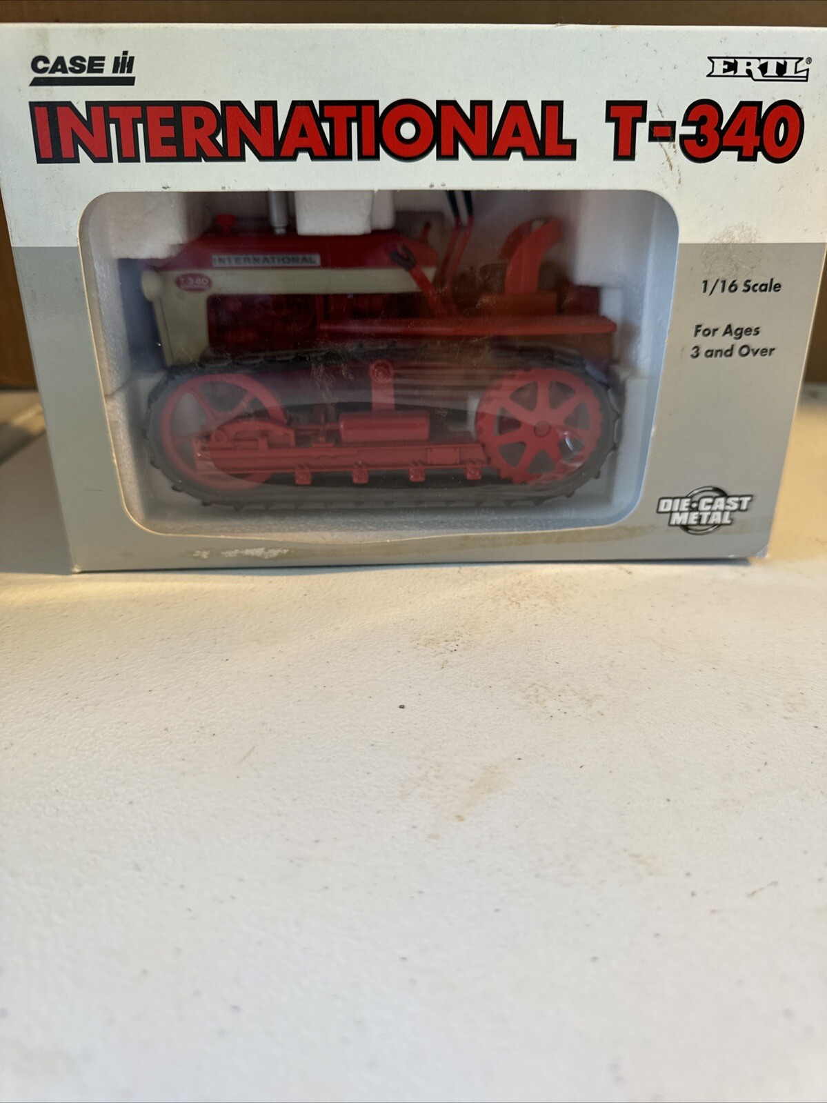 Vintage Ertl 4734 International Harvester T340 Crawler Tractor DieCast ...