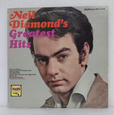 Neil Diamond --"Neil Diamond's Greatest Hits" Stereo LP on the Bang ...