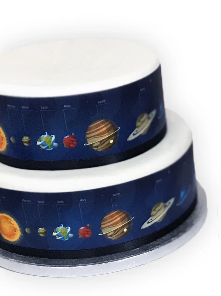 Planet Mars Decorated Cake