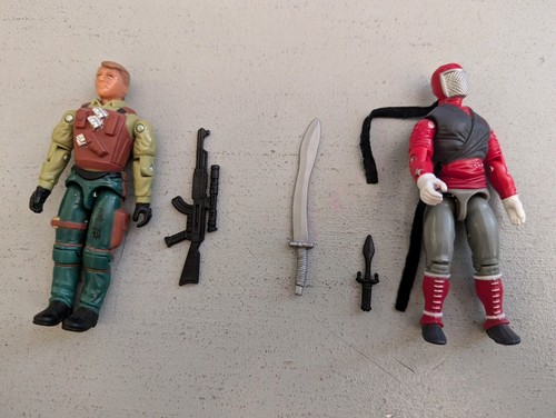 GI Joe Sure Fire vs Cobra Slice 2 pack Figure Set 2002 HASBRO ...