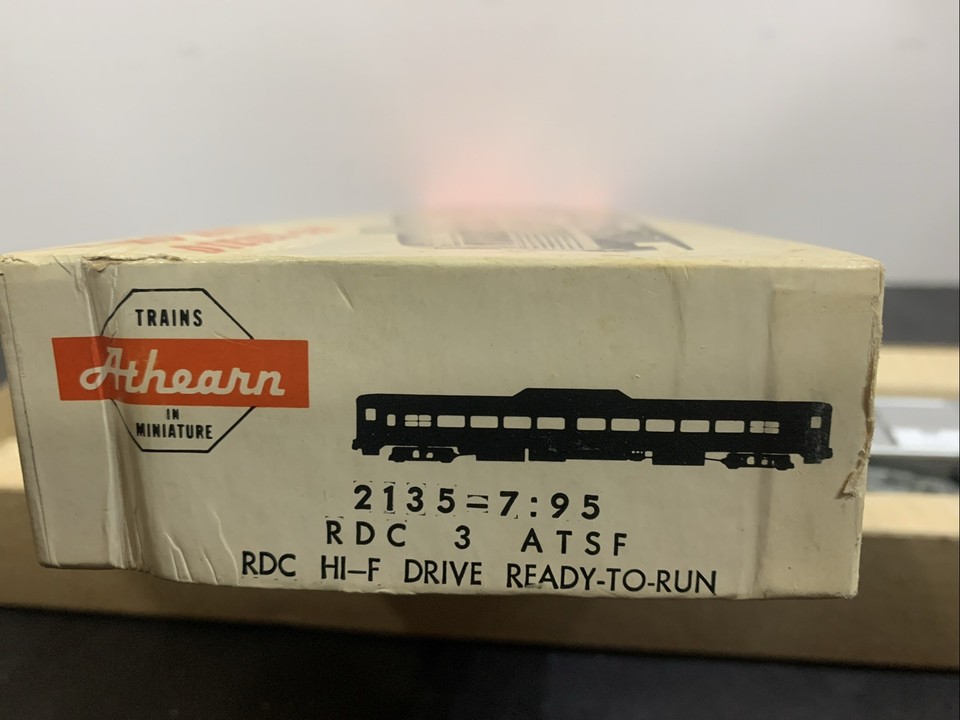 Athearn Ho Santa Fe Rail Diesel Car Railway Post Office RDC-3 Vintage ...