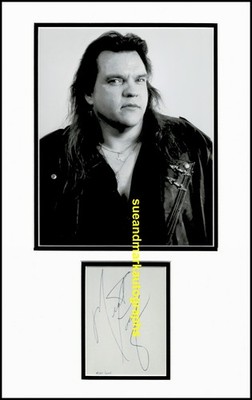 Meatloaf Autograph Bat Out Of Hell Dead Ringer Signed UACC RD 96 | eBay UK