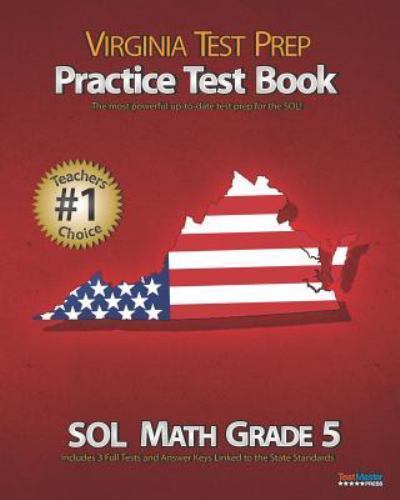 VIRGINIA TEST PREP Practice Test Book SOL Math Grade 5 by Test Master ...