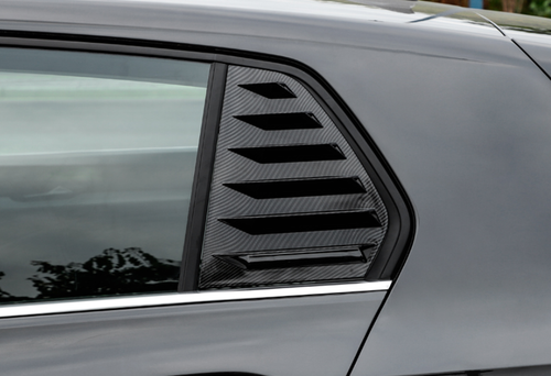 For VW Golf MK8 2020-2023ABS carbon fiber patterned side rear window ...