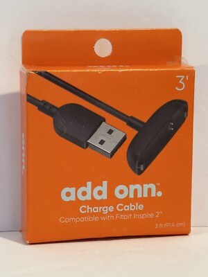 Add Onn. Charge Cable 3ft - Compatible With Fitbit Inspire 2 NEW | eBay