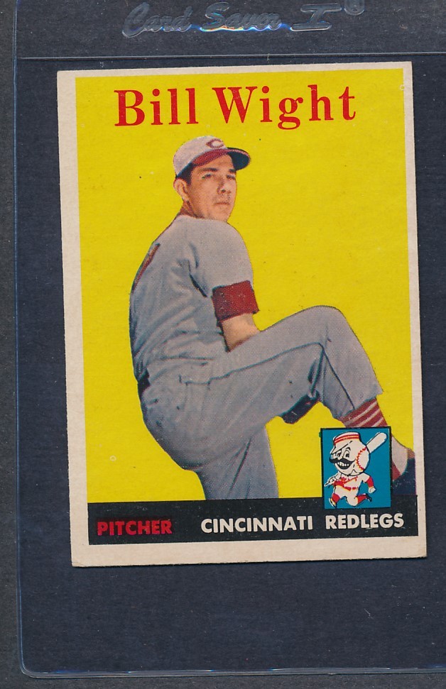1958 Topps #237 Bill Wight Reds VG/EX *333 | eBay