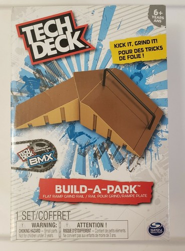 TECH DECK - Build-A-Park - Flat Ramp Grind Rail Rail Pour Grind | eBay