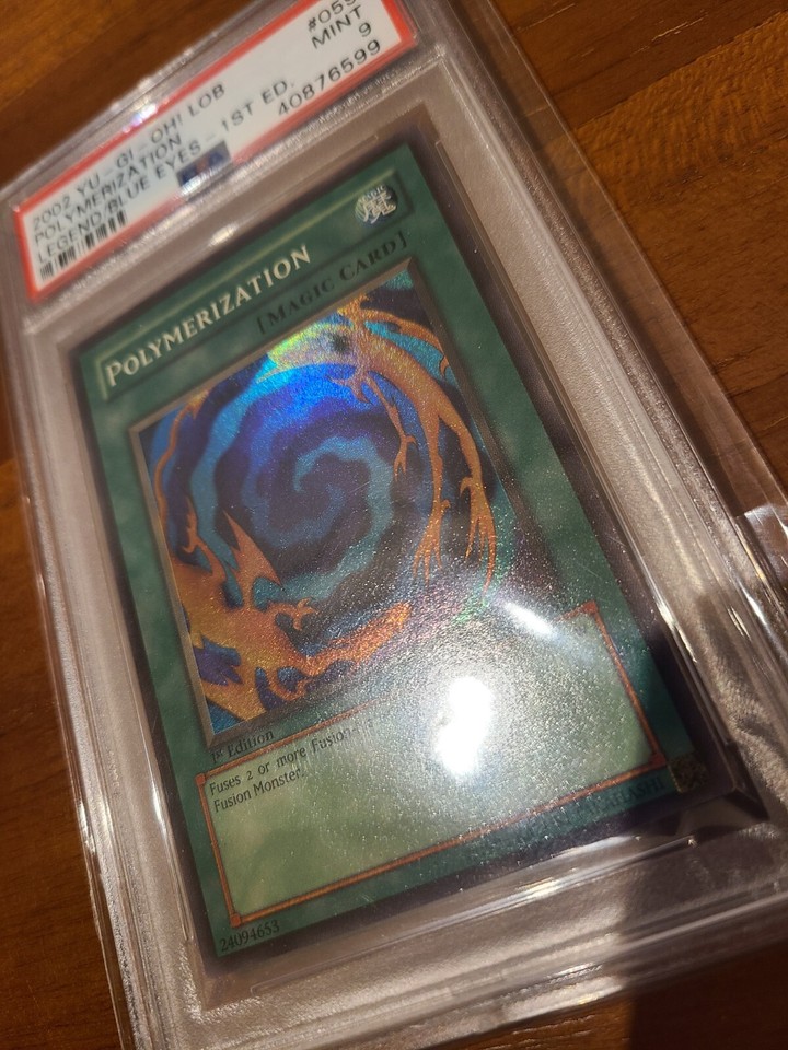 Yugioh / PSA 9 / LOB-059 / 1st edition (Wavy) / Polymerization / Super Rare | eBay