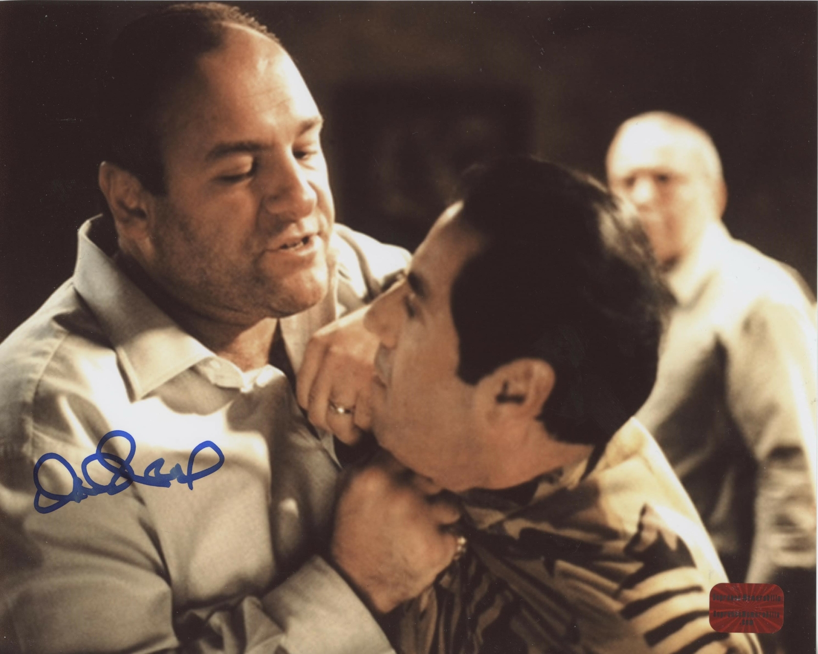 David Proval The Sopranos signed 8x10 Tony Grabbing Collar | eBay