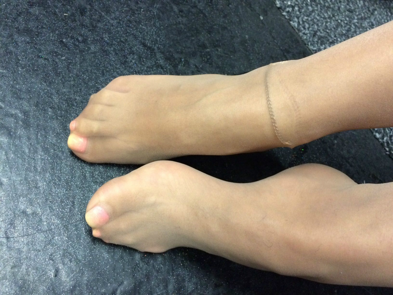 Glossy Tights 15 Denier Sandal Toe (Clear) High Shine Sheer to Waist (S ...