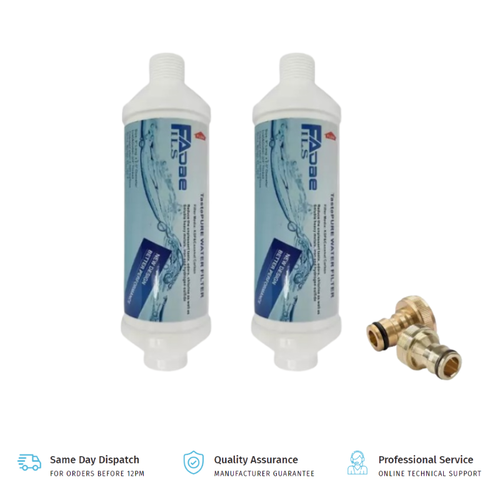 2x Puretec CR20 Compatible Inline RV Caravan Filter High Flow Garden ...