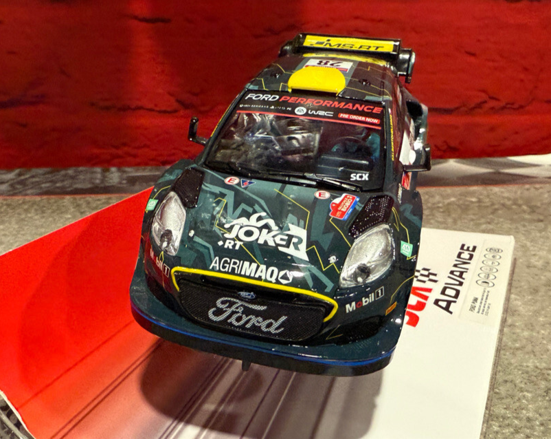 SCX 1/32 Advance 2.0 4x4 Ford Puma WRC Joker AWD 4x4 lights Yellow ...