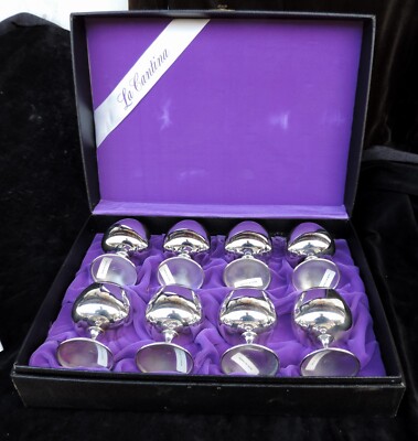 Lipman Brothers Set of 8 La Cantina Cognac/Wine Goblets, Viking Plate ...