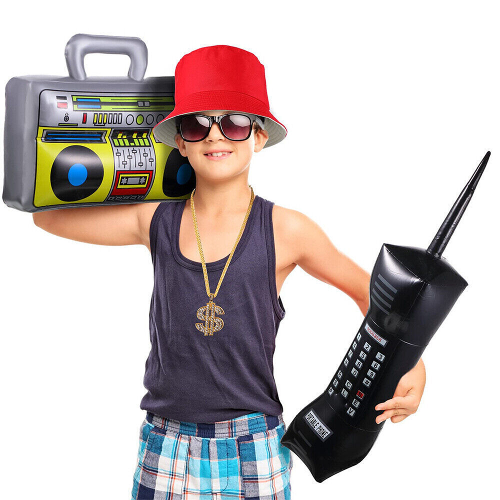 80s-90s Hip Hop Costume Rapper Fancy Dress Outfit Party Supply ...