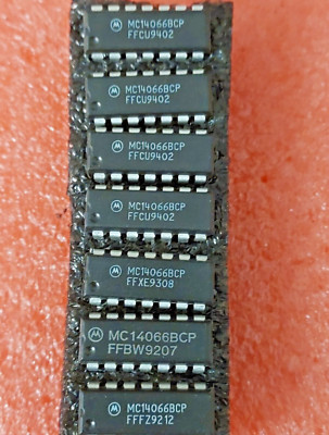 1pcs MC14066BP Quad Analog Switch/Quad Multiplexer DIP16 Motorola | eBay
