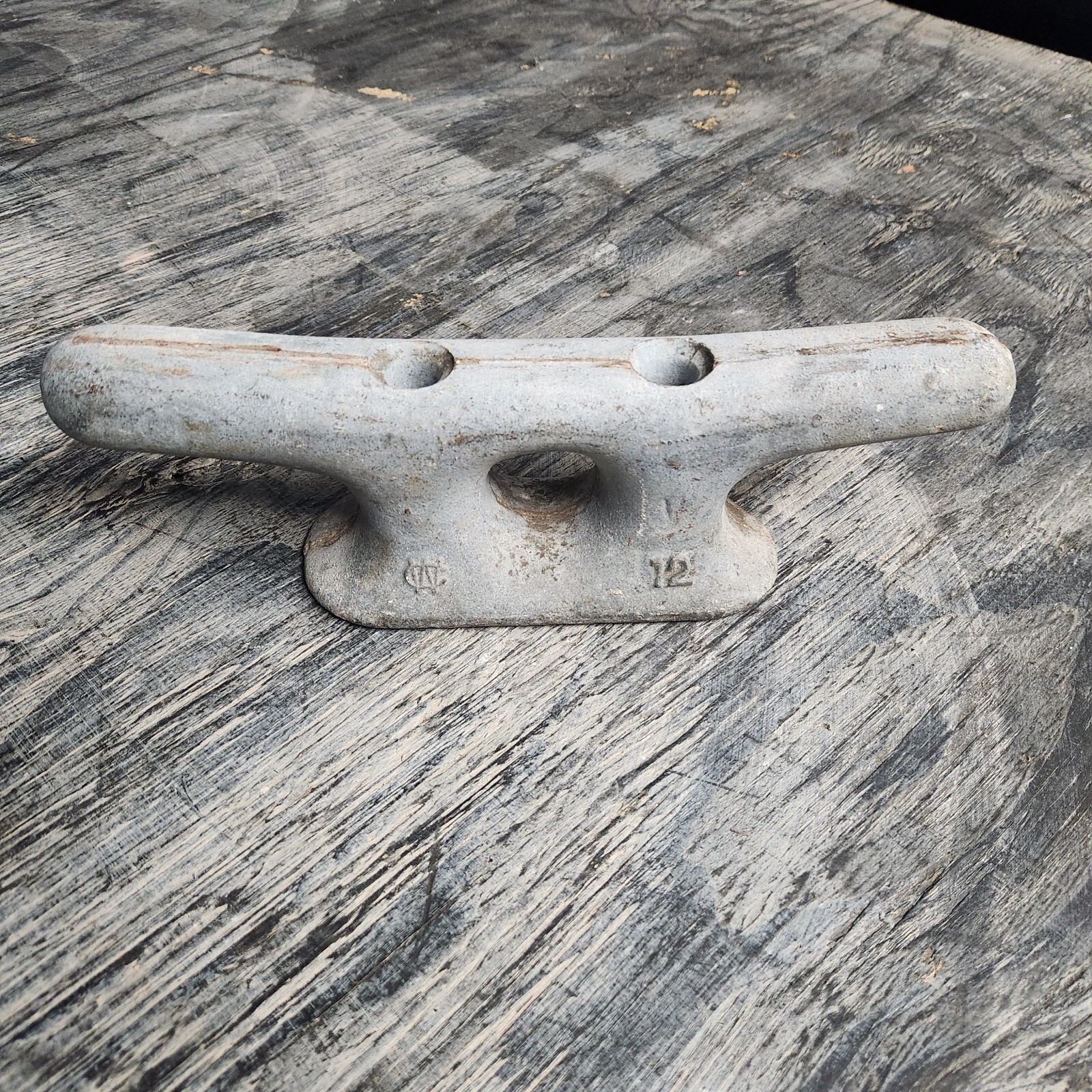 Vintage Naval Iron Dock Cleat 12"x3" | eBay
