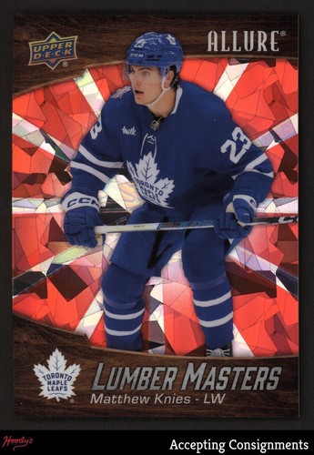 2023-24 Upper Deck Allure Lumber Masters Red #LM19 Matthew Knies 71/99 ...