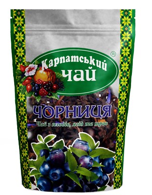 Ukrainian Carpathian Mountains Fruit & Herbal Tea Blueberry - 100g ...
