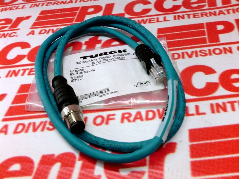 TURCK RSC RJ45 840-1M / RSCRJ458401M (BRAND NEW) | eBay