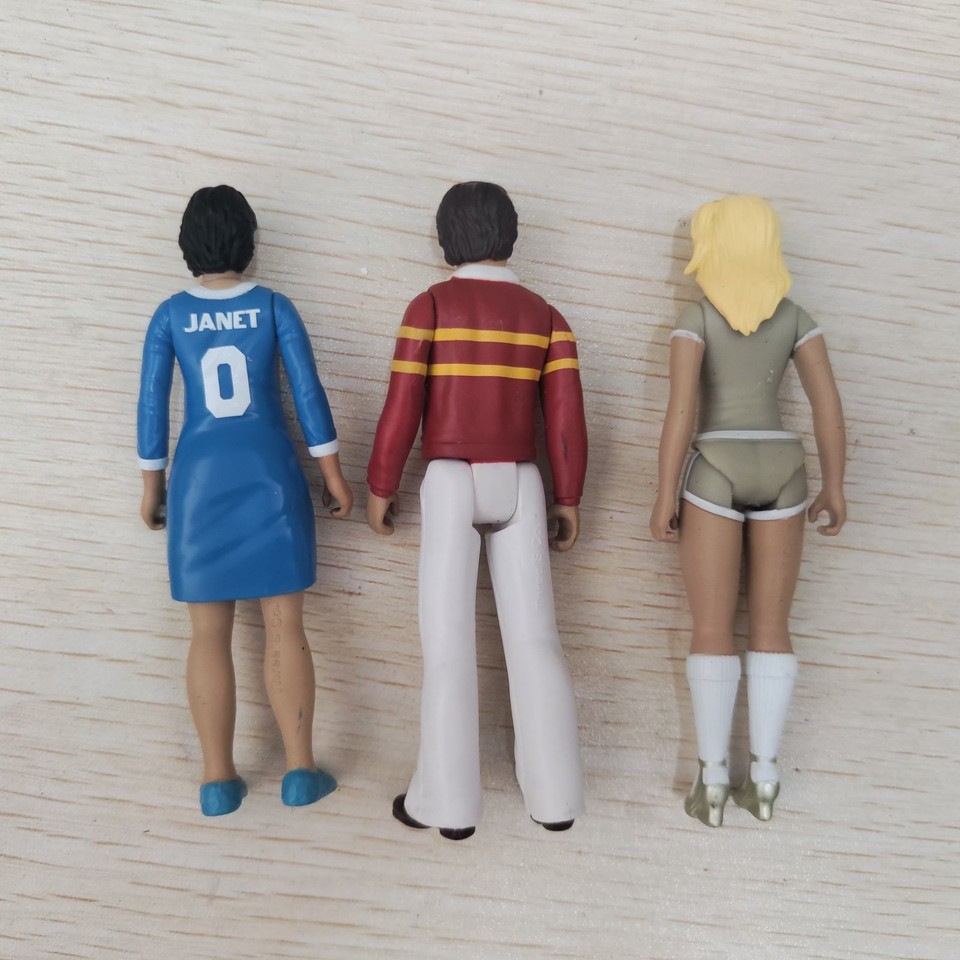 3pcs 3.75" Three's Company Retro Figure Janet Wood Jack Tripper ...