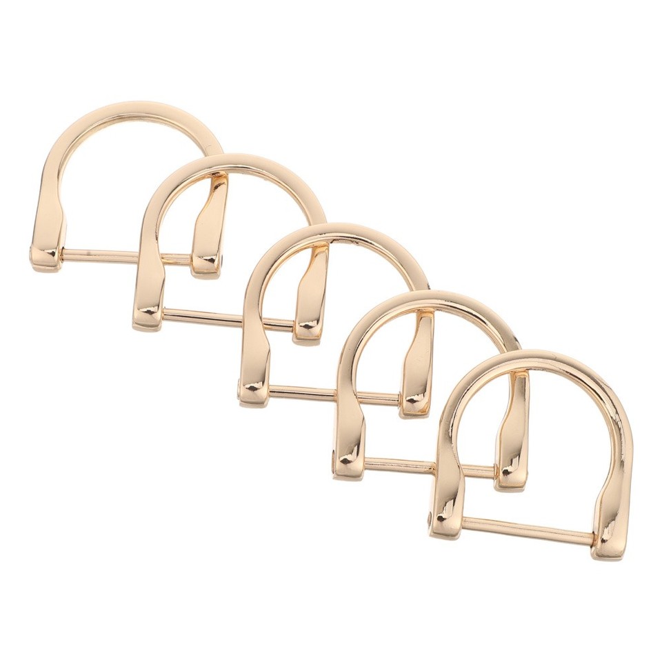 5 Pcs Metal Horseshoe Buckle Buckles for Handbags Ring Luggage Hardware ...