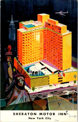 Pre-1980 SHERATON HOTEL New York City NY d/13 BJ6864 | eBay