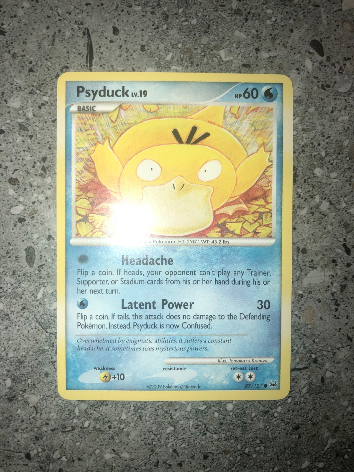 Pokemon TCG Cards Psyduck 87/127 Platinum NM-M | eBay