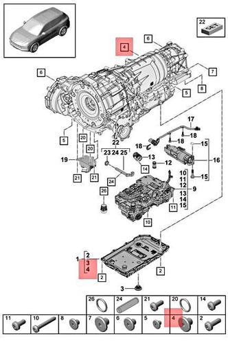 Genuine PORSCHE Cayenne 9YA Sealing Plug PAB32154900 | eBay