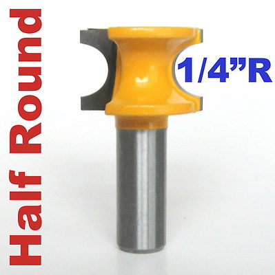 1-pc 1/2" Shanks 1/4" Radius Half Round Bullnose Router Bit sct-888 | eBay