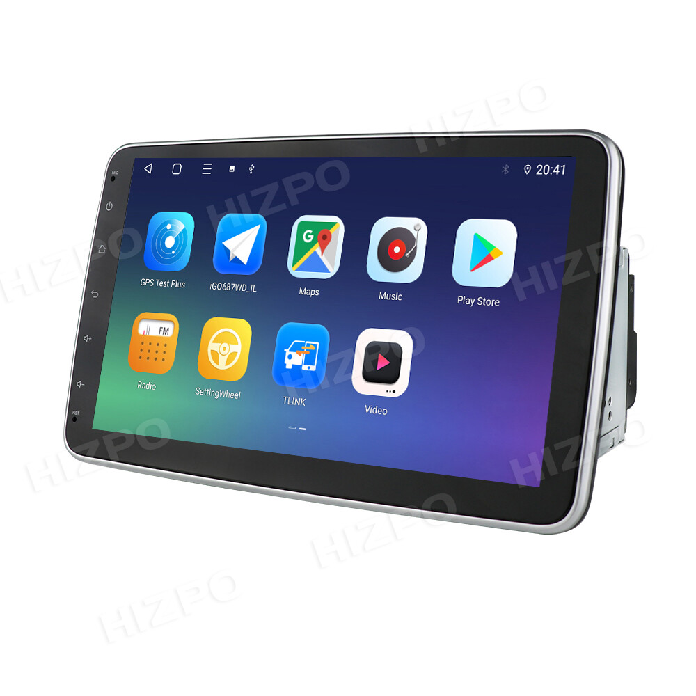 Double2DIN Rotatable 10.1''Android12 Touch Screen Car Stereo Radio GPS ...