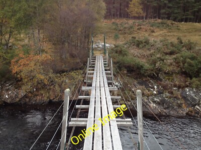 Photo 6x4 Footbridge over the River Meig Milton/NH3055 c2013 | eBay