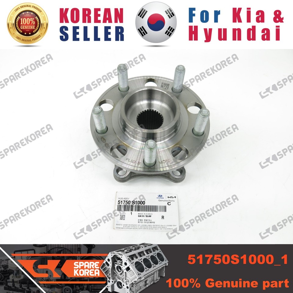 Genuine/OEM 51750S1000 HUB ASSY-FR WHEEL for Hyundai Santa Fe 18 | eBay