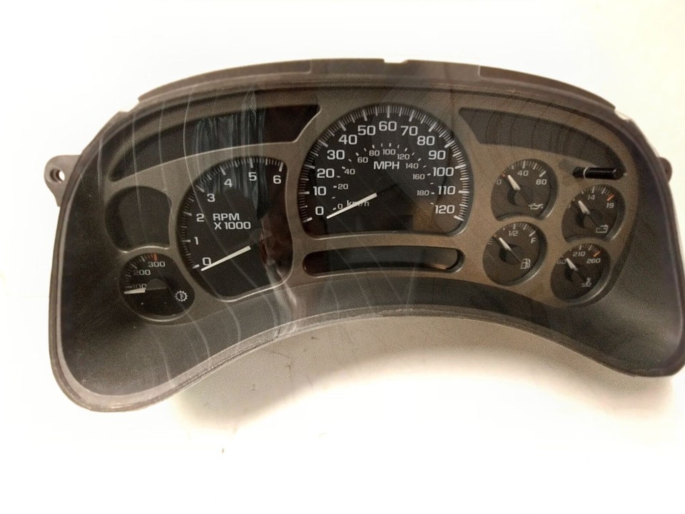GMC Denali Speedometer REBUILT Yukon Denali Speedo Cluster, Blue Led 03 ...